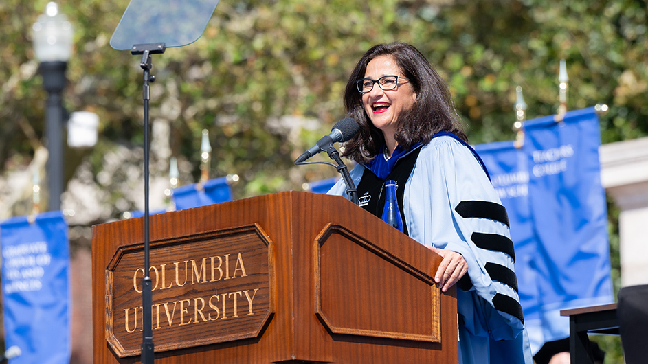President Shafik Delivers Her Inaugural Address | Columbia News